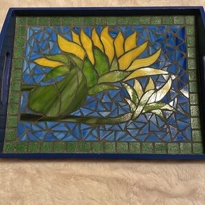 Accents | Host Pick Unique Handmade Mosaicstained Glass Tray See ...